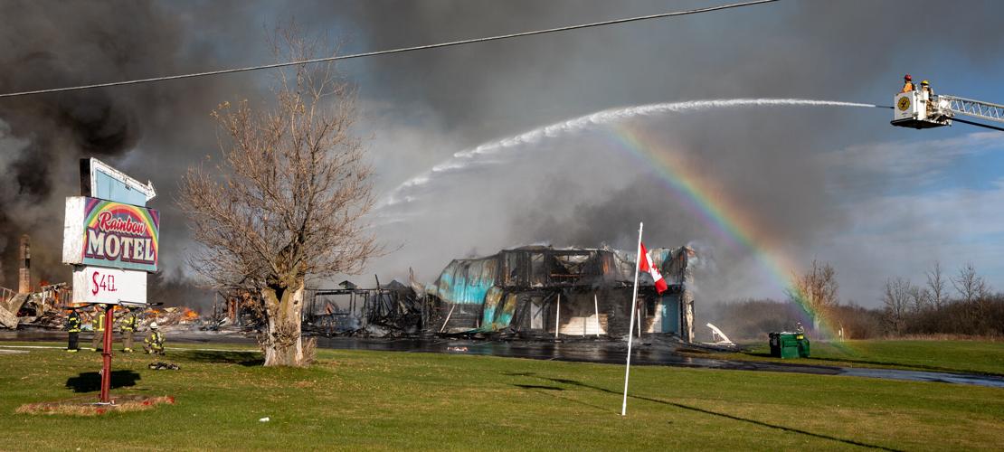Rainbow Motel in Pamelia destroyed by fire Monday; unclear what caused ...