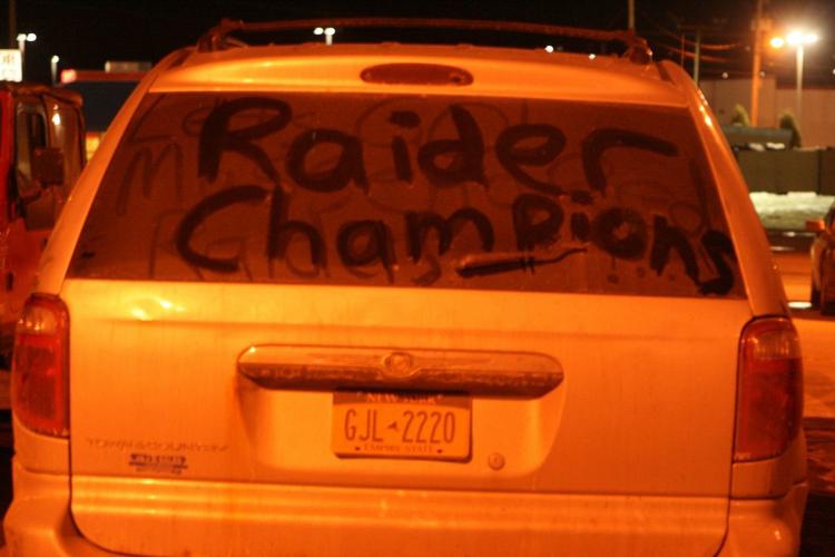 Massena High School hockey champions arrive home in style (VIDEO ...