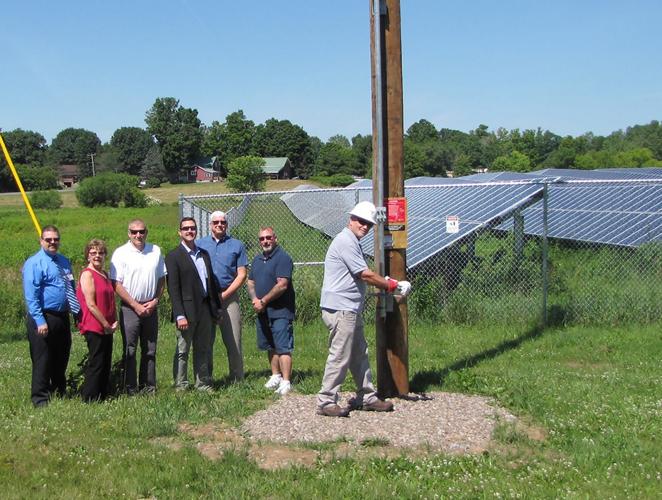 Large solar field is generating power in Volney Oswego County launches ...
