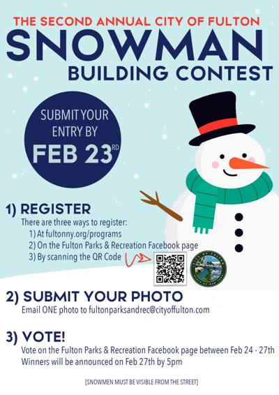 Second annual city of Fulton snowman building contest | Arts and ...