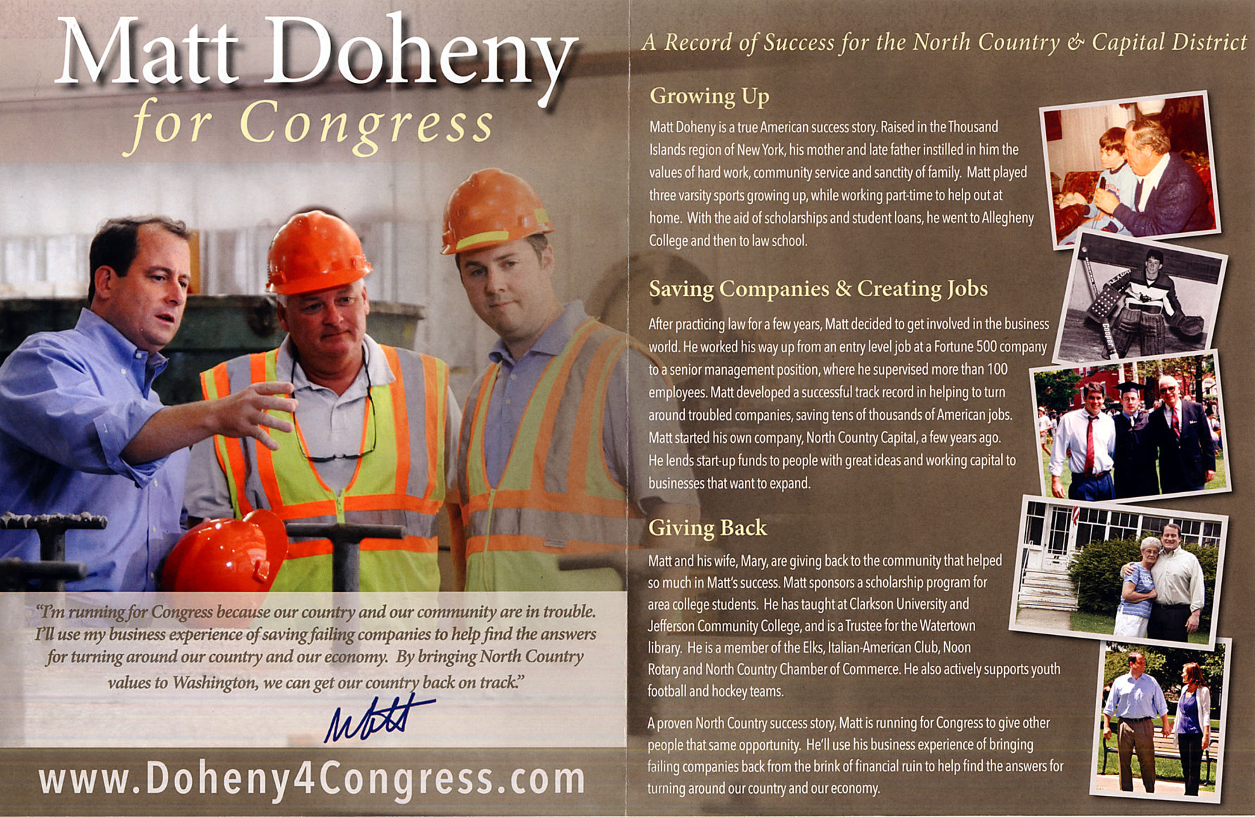 Matt Doheny introduces himself, and his business record | Opinion ...