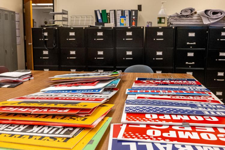 Candidates warned about political signs on city property | Community ...
