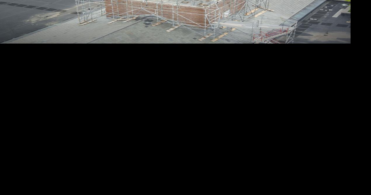 Scaffolding surrounds SUNY Potsdam’s Satterlee Hall | Education ...