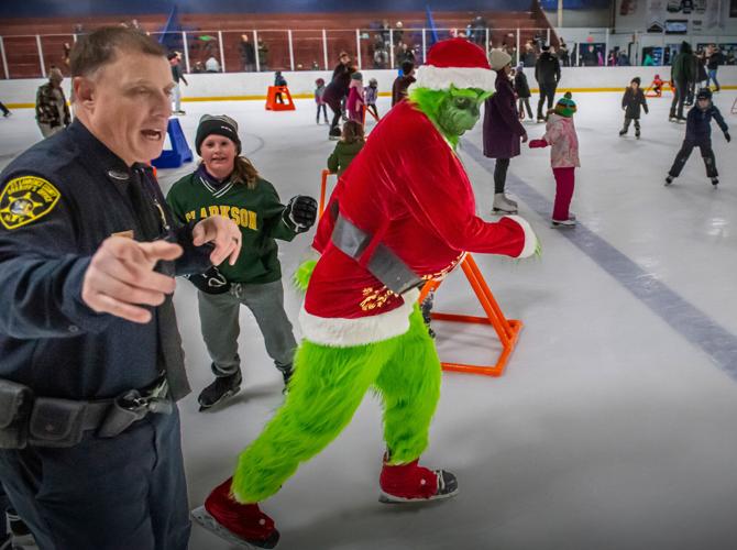 PHOTOS: Grinch grooves on Potsdam ice | Kidscontent | nny360.com