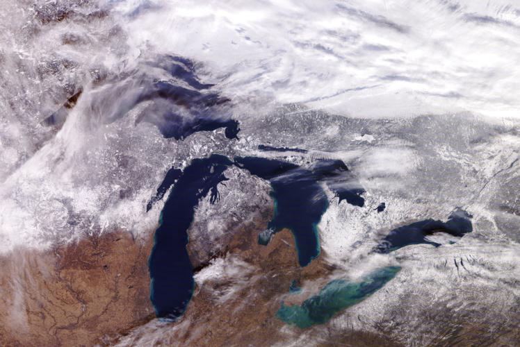 Great Lakes ice cover hits record low through mid-March of this year ...