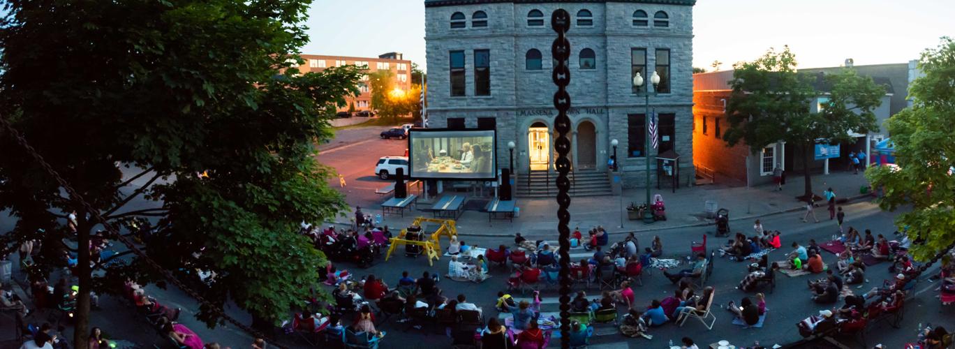 Downtown Massena becomes outdoor theater for Downtown Movie Night ...