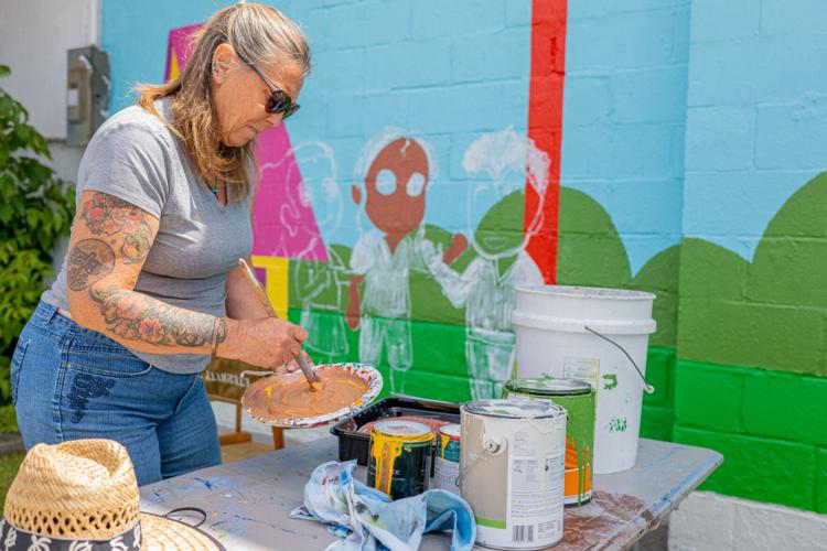 Muralist hopes to add vibrancy to Watertown with work at WPBS ...
