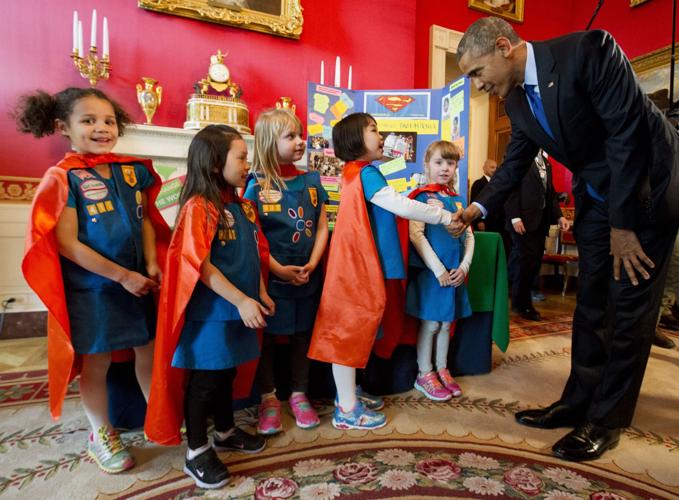 Obama, wowed by young scientists, announces new STEM pledges | News ...