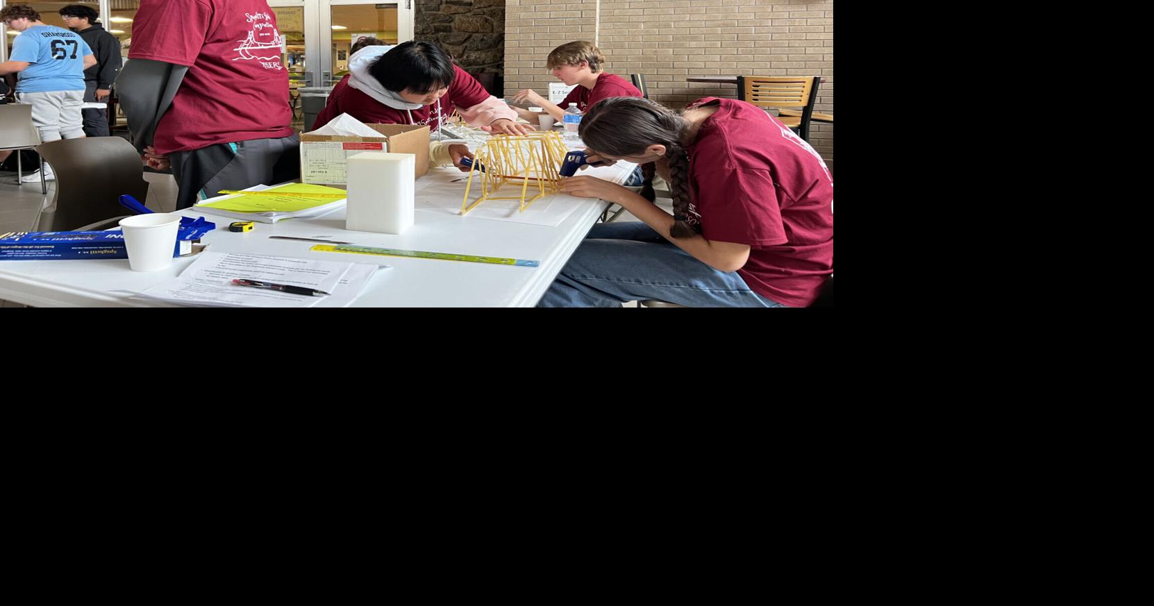 More than 100 local students build spaghetti bridges at JCC ...