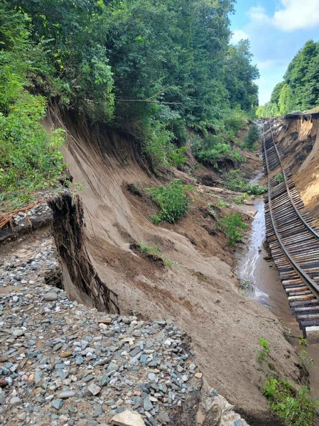 Debby washes away sections of CSX train tracks | Jefferson County News ...