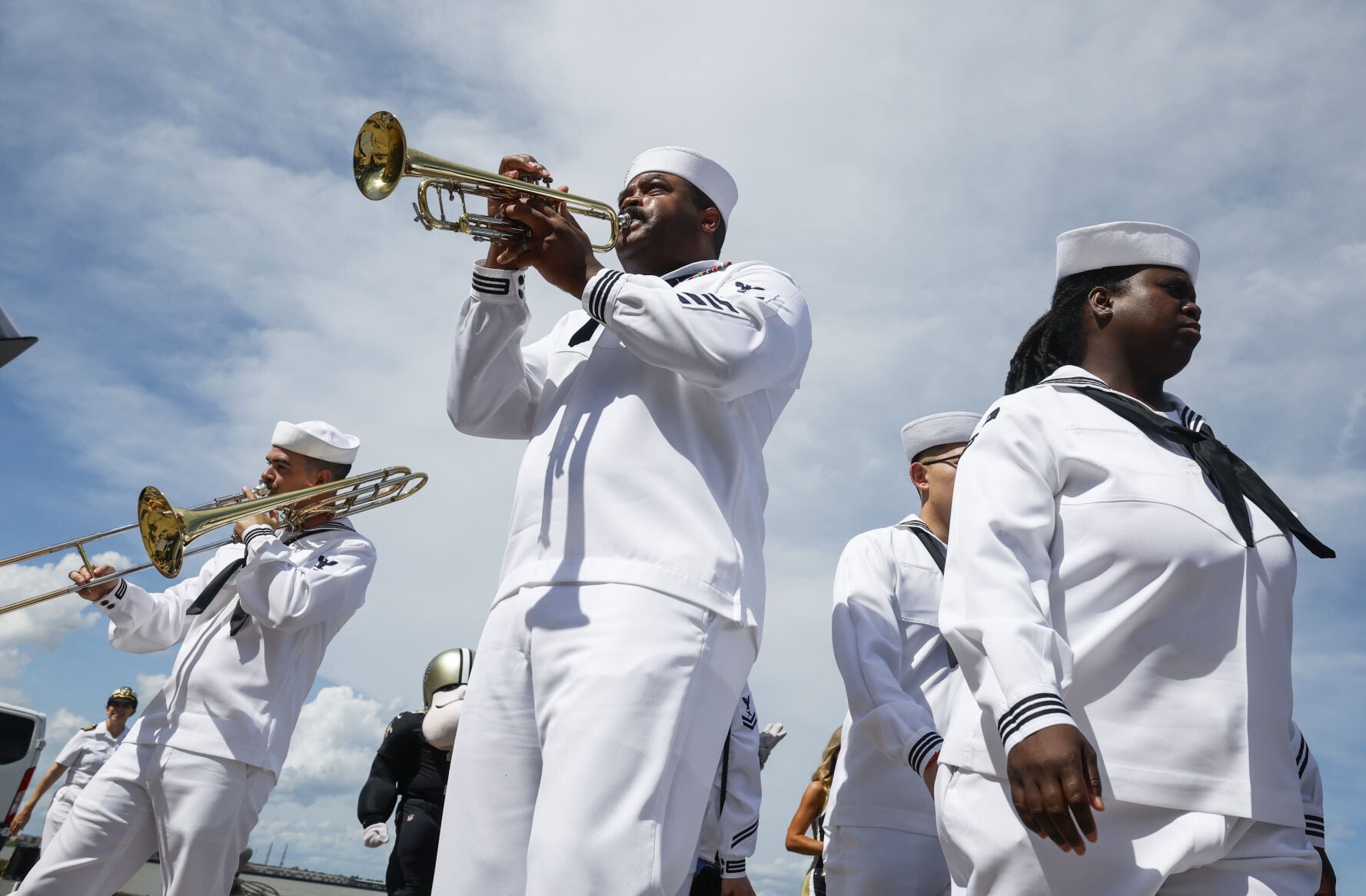 Photos: New Orleans launches Sail 250 with morning colors ceremony ...