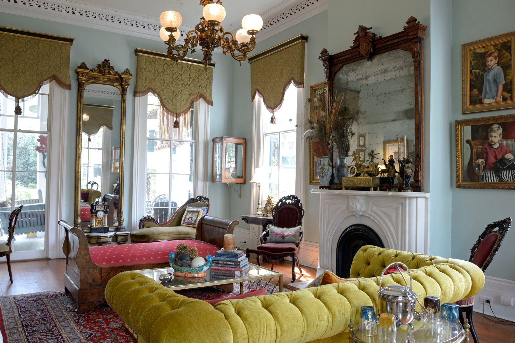 Kitchen is the heart of Garden District house where family and friends ...