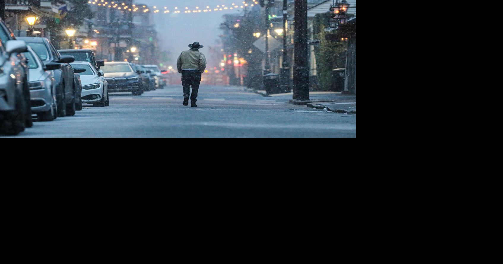 Record-breaking snow fell over New Orleans one year ago. See some of ...