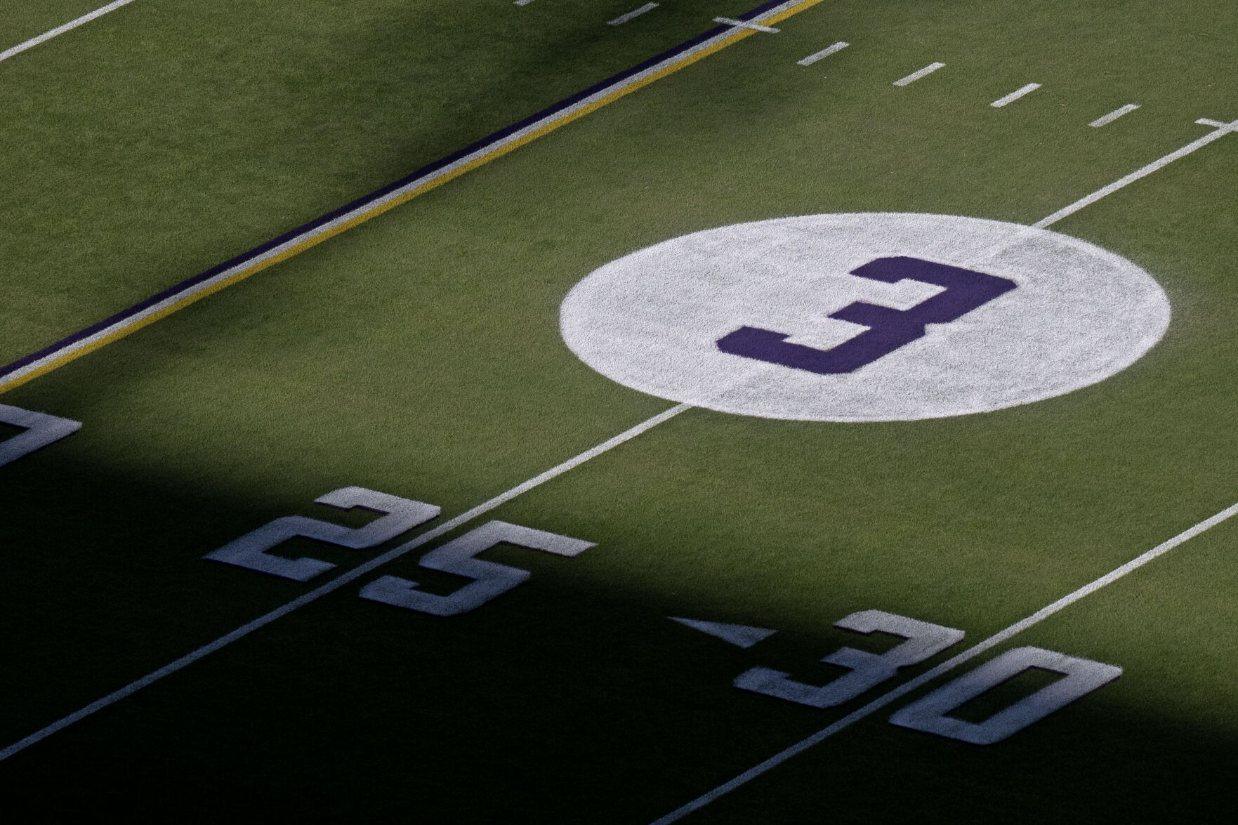 To honor Greg Brooks, LSU painted his number on Tiger Stadium's 25-yard ...