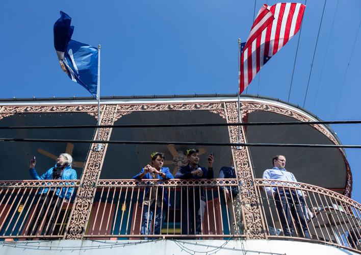 See the krewes of Red Beans and Dead Beans meet on Lundi Gras 2019 ...