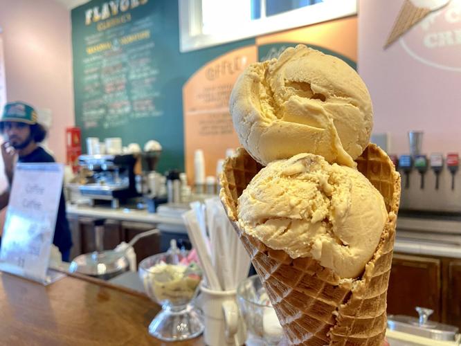 It's National Ice Cream Cone Day. So we tried fall flavors at Creole ...