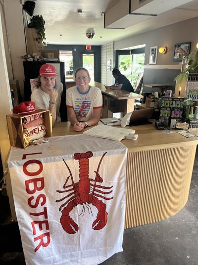 Mary Nell & Chris Otten serve lobster rolls at Nell Shell | Food and ...
