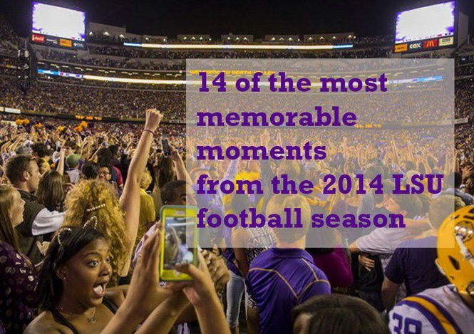 14 of LSU's memorable moments from the 2014 football season | Sports ...