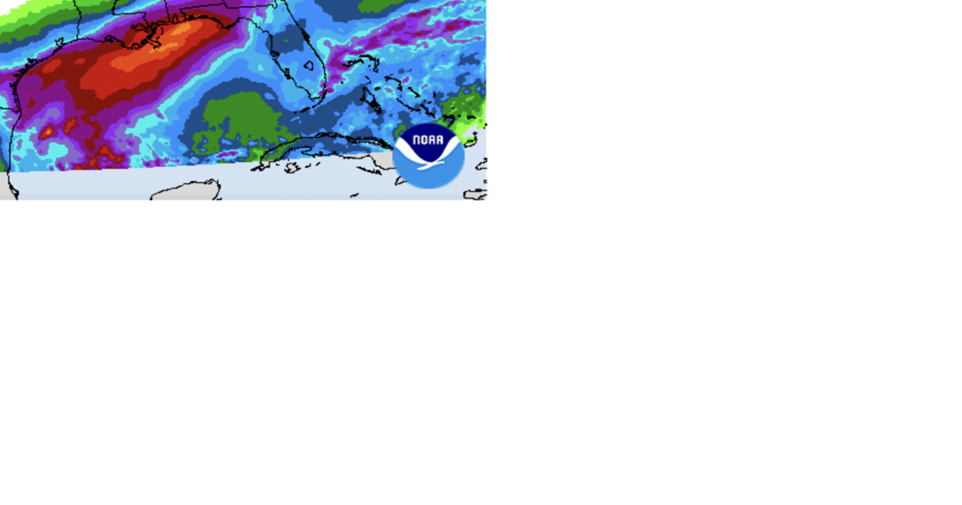 Gulf disturbance will bring rain to New Orleans & Slidell LA | Weather ...