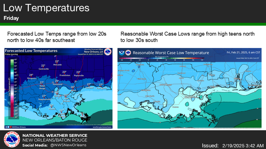 New Orleans freeze: Cold chill dips down to 10 degrees | Weather | nola.com