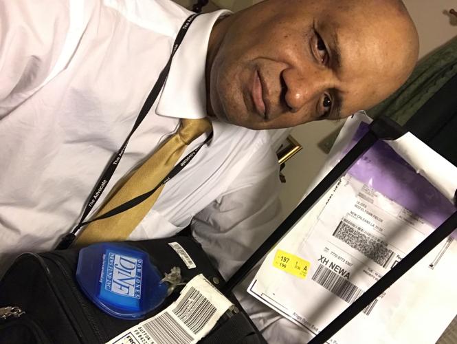 Will Sutton: Reunion Day! New Orleans airport checked baggage returns ...