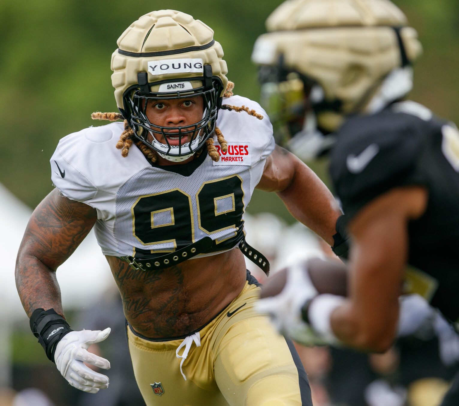 Saints DE Chase Young to miss fourth straight game with calf | Saints ...