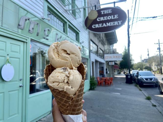 It's National Ice Cream Cone Day. So we tried fall flavors at Creole ...