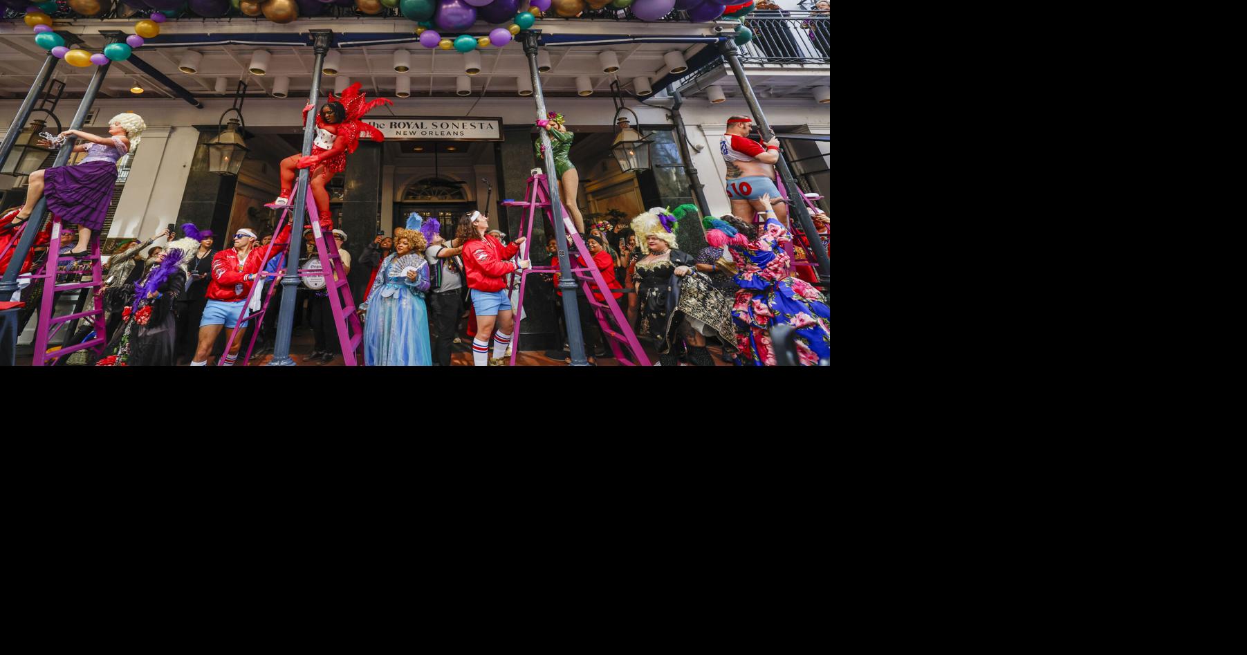 Royal Sonesta Hotel holds annual Greasing of the Poles | Photos | nola.com