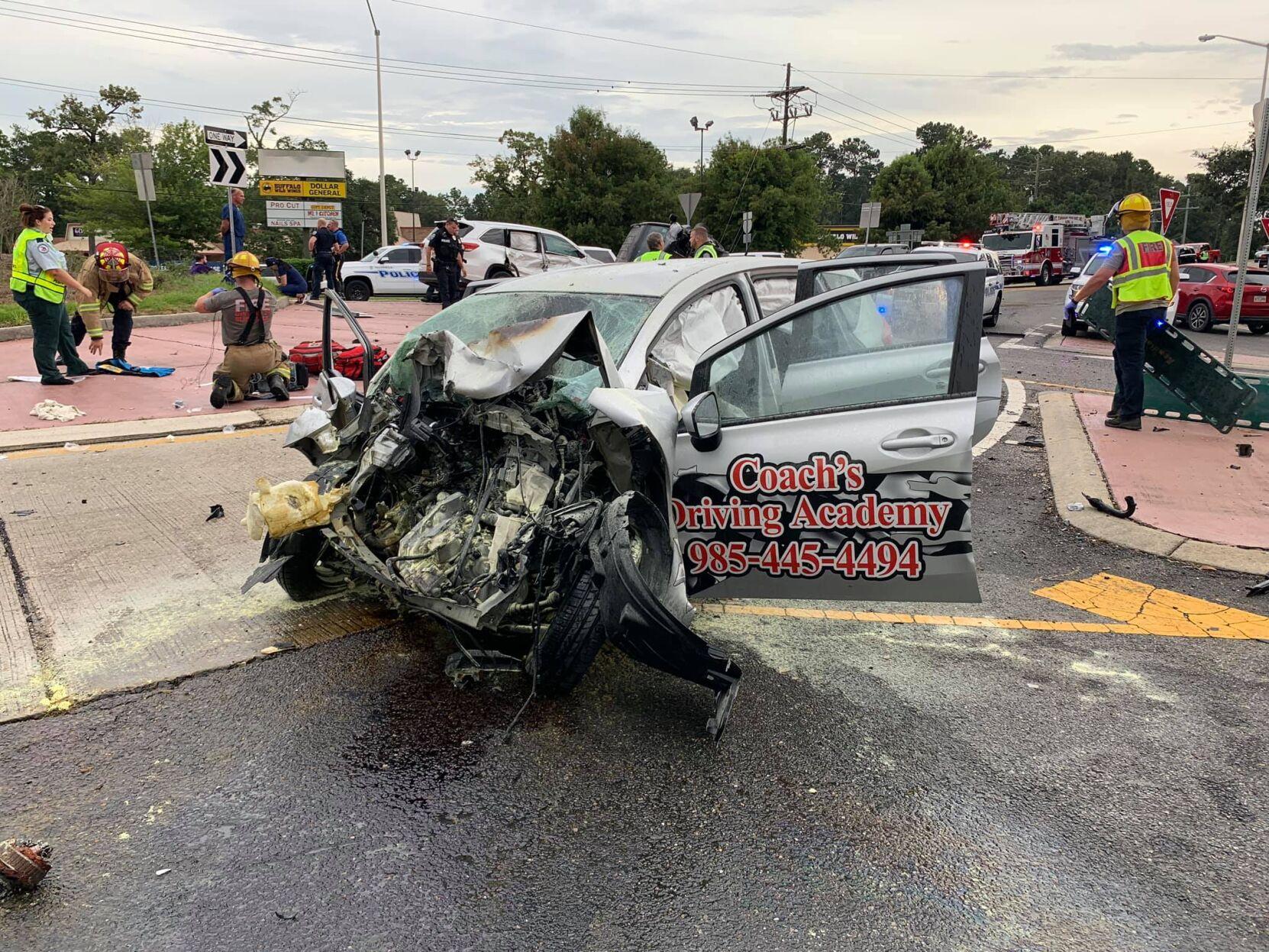student driver crash