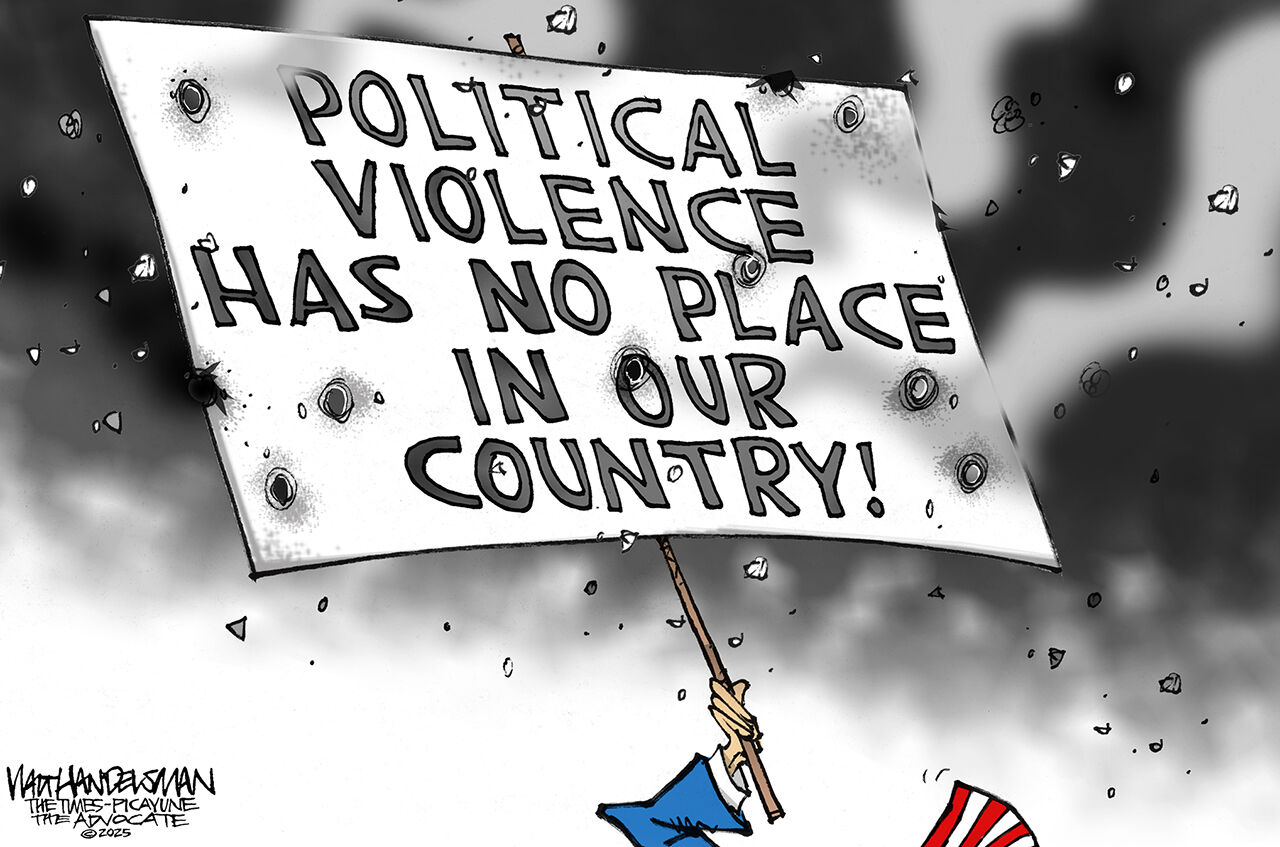 Political Violence in America Cartoon | Walt Handelsman | nola.com