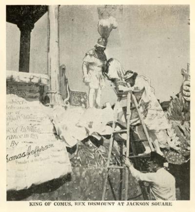 A Mardi Gras-style parade was staged in 1953 for President Eisenhower ...