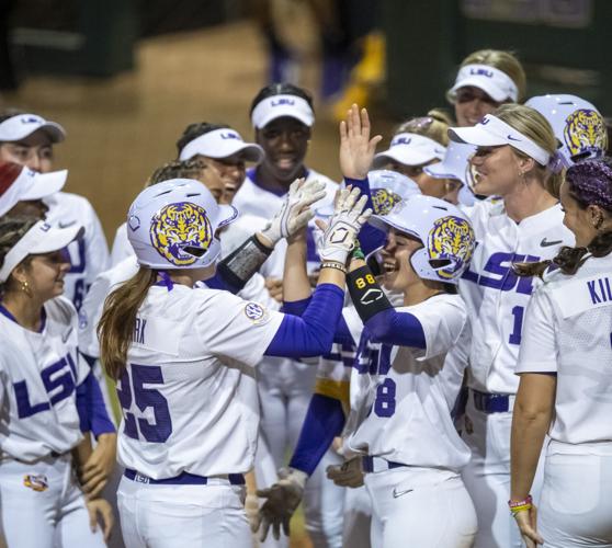 LSU softball's complete effort leads to run-rule rout of Texas A&M-CC ...
