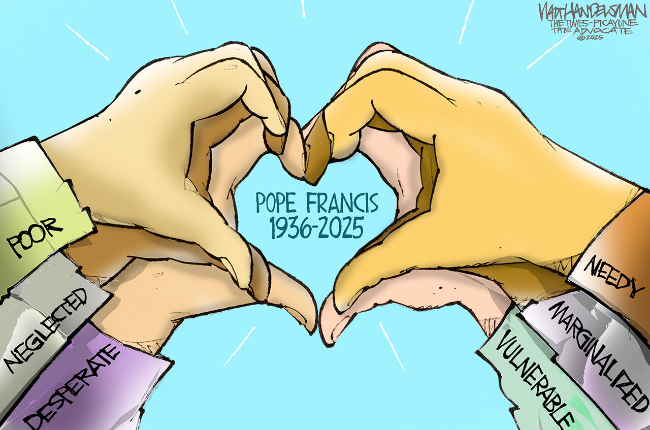 Pope Francis Tribute Cartoon | Walt Handelsman | nola.com
