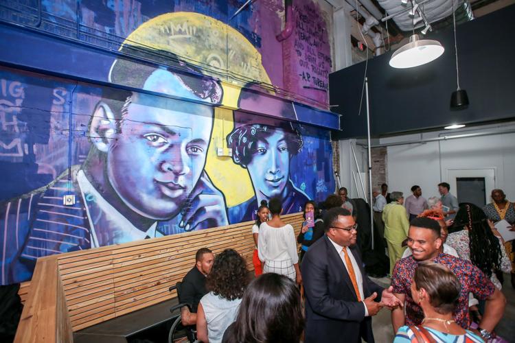 Mural salutes history of Pythian, once a center of African-American ...