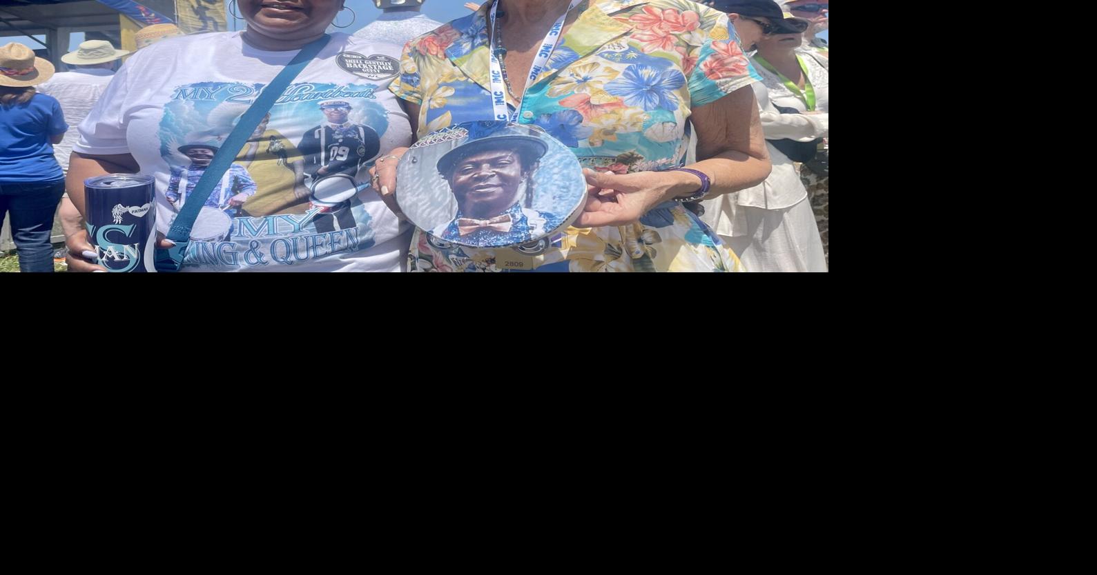 Late Fatman Hunter's young niece stands in at Jazz Fest 2024 ...