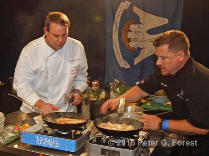 Chef Alex Eaton crowned king at Great American Seafood Cookoff | Where ...