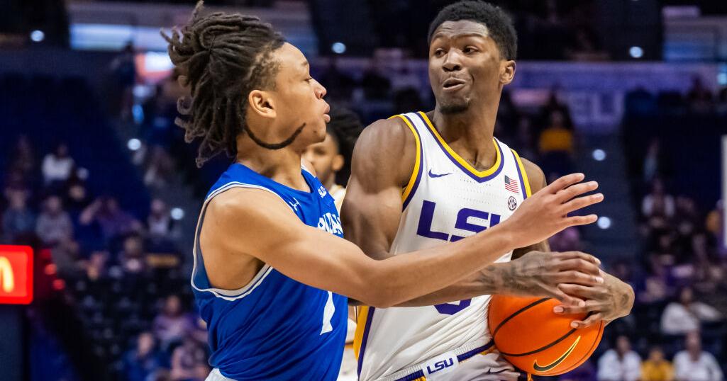 LSU basketball beats UNO, guard Cam Carter has double-double | LSU ...