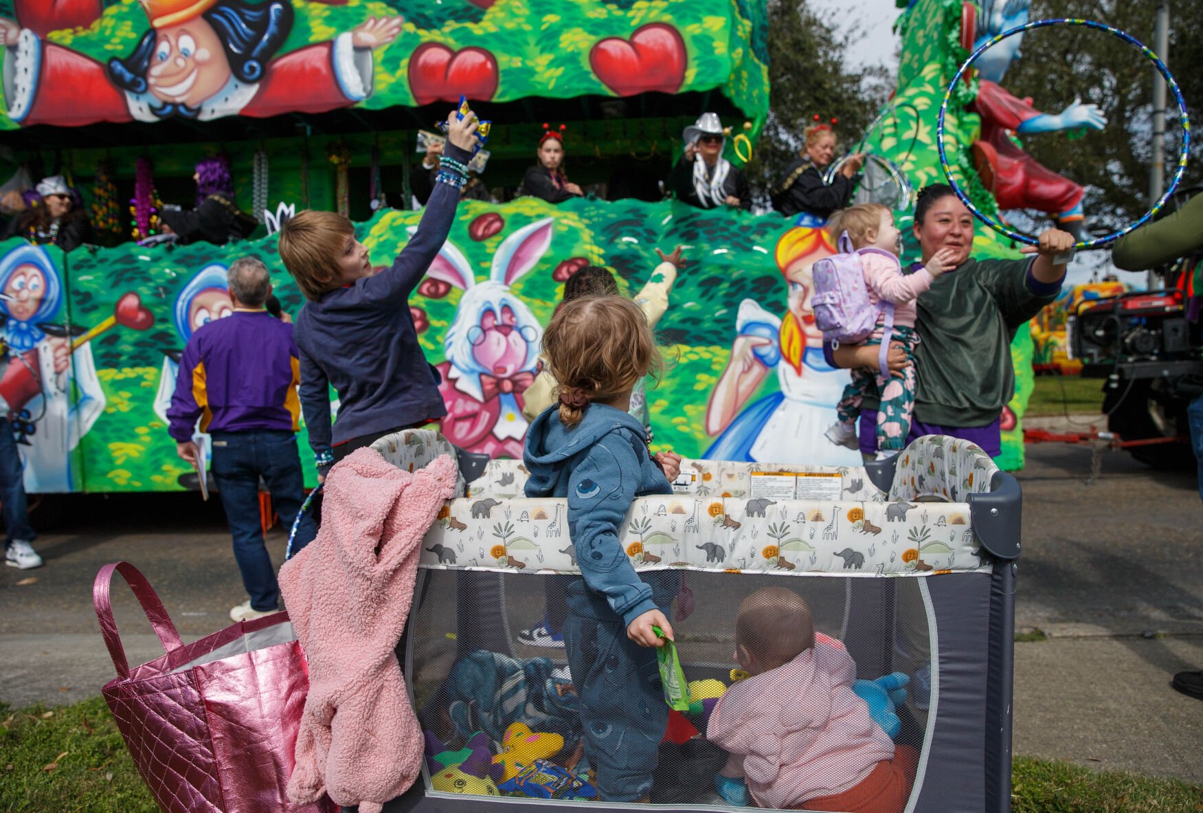 Check out the photo of the Knights of Nemesis parade rolling in ...
