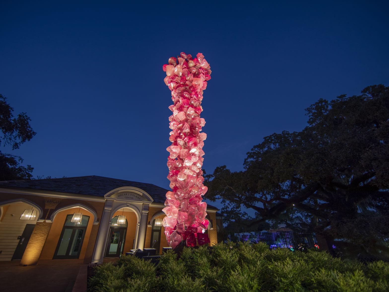 chihuly rose tree