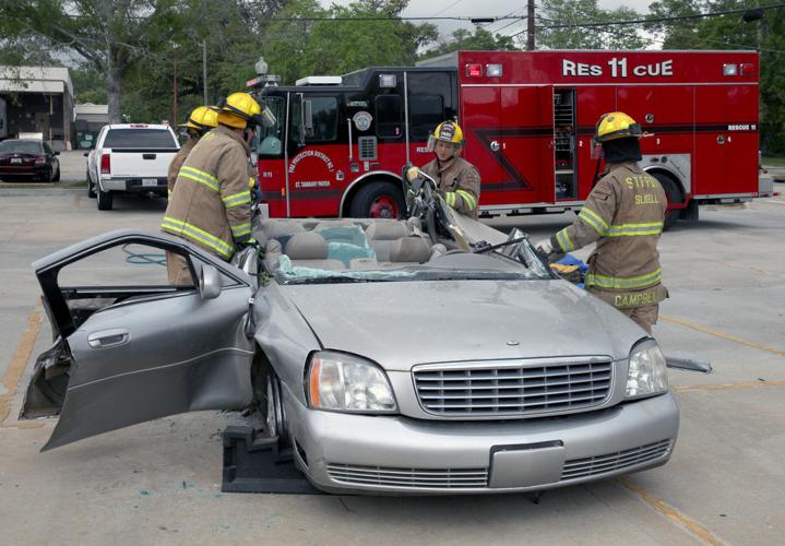 Slidell firefighters reveal skills in vehicle extrication demonstration ...