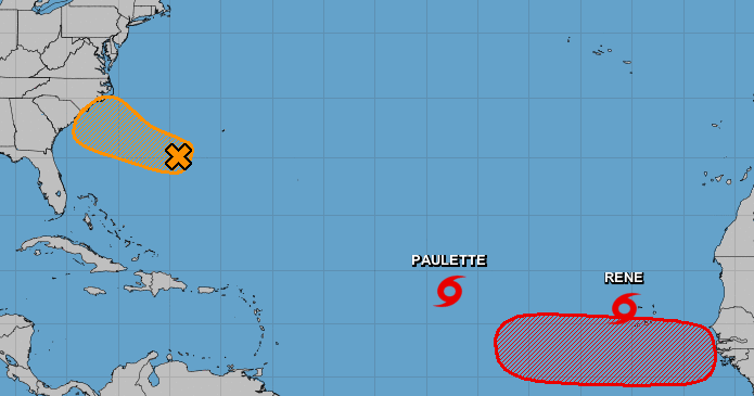 Hurricane Center tracking 4 disturbances, including tropical storms ...