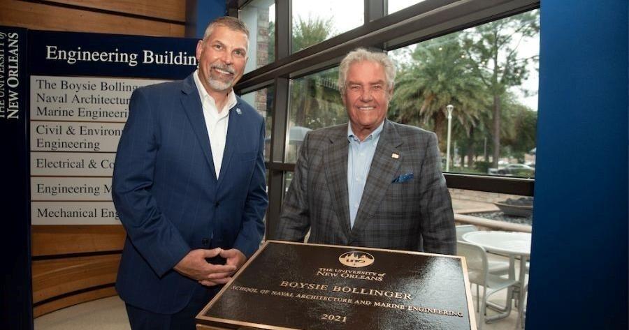 Shipyard magnate Boysie Bollinger donates $3 million to UNO engineering ...