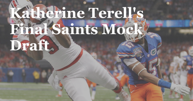 Saints look at wideout with top defenders off the board: Katherine ...