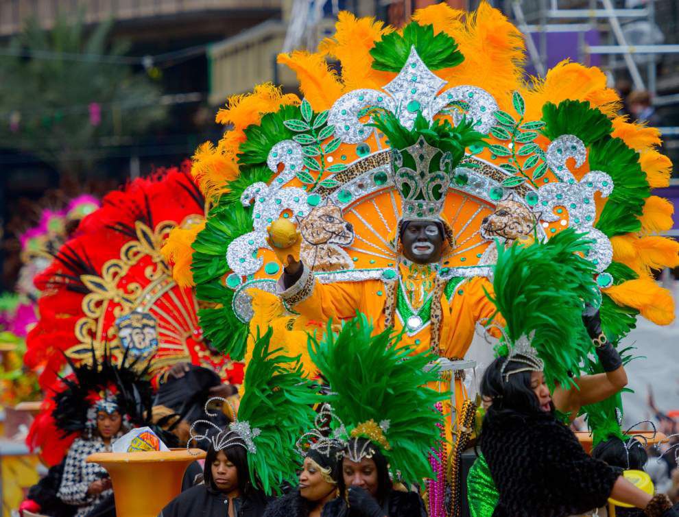 Photos: Krewe of Zulu features quirky floats and highly sought after ...
