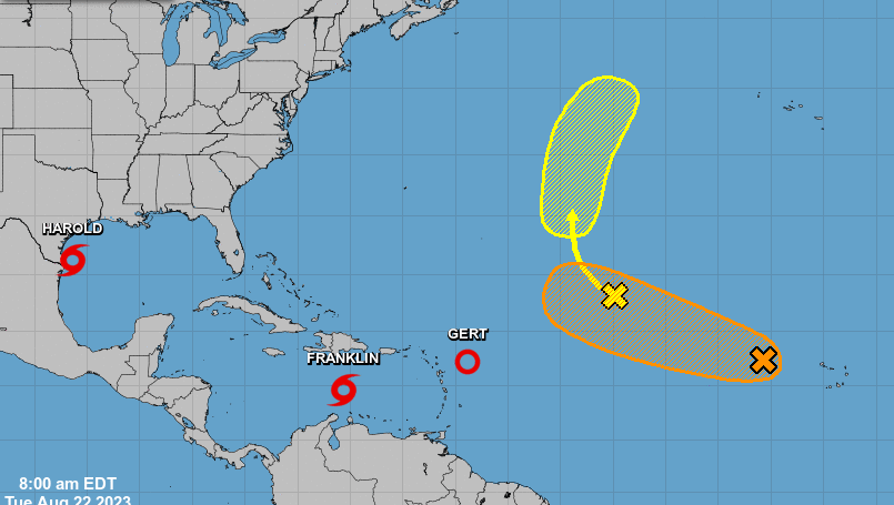 Tropical Storm Harold heads for Texas-Mexico border | Hurricane Center ...