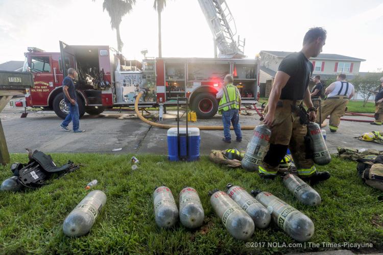 'My house is gone': Firefighters battle 2-alarm blaze in Terrytown ...