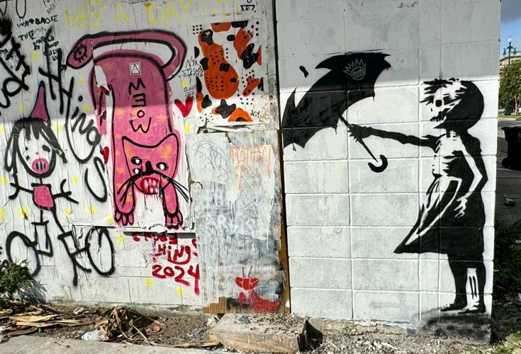 Is Banksy back in town? A look-alike painting causes a stir | Arts ...