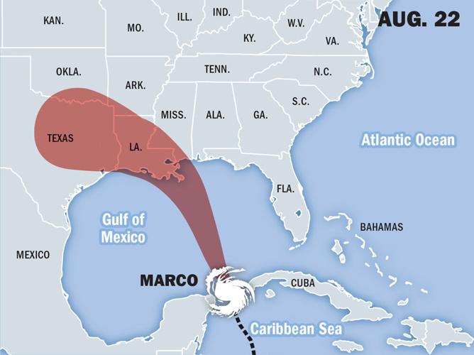During a busy 2020 hurricane season, Louisiana has been in the 'cone of ...