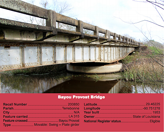 19 historic bridges of Lafourche and Terrebonne parishes | Traffic ...