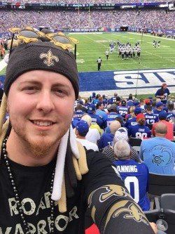 Jordan Page takes his love of Saints, his father on the road | Saints ...